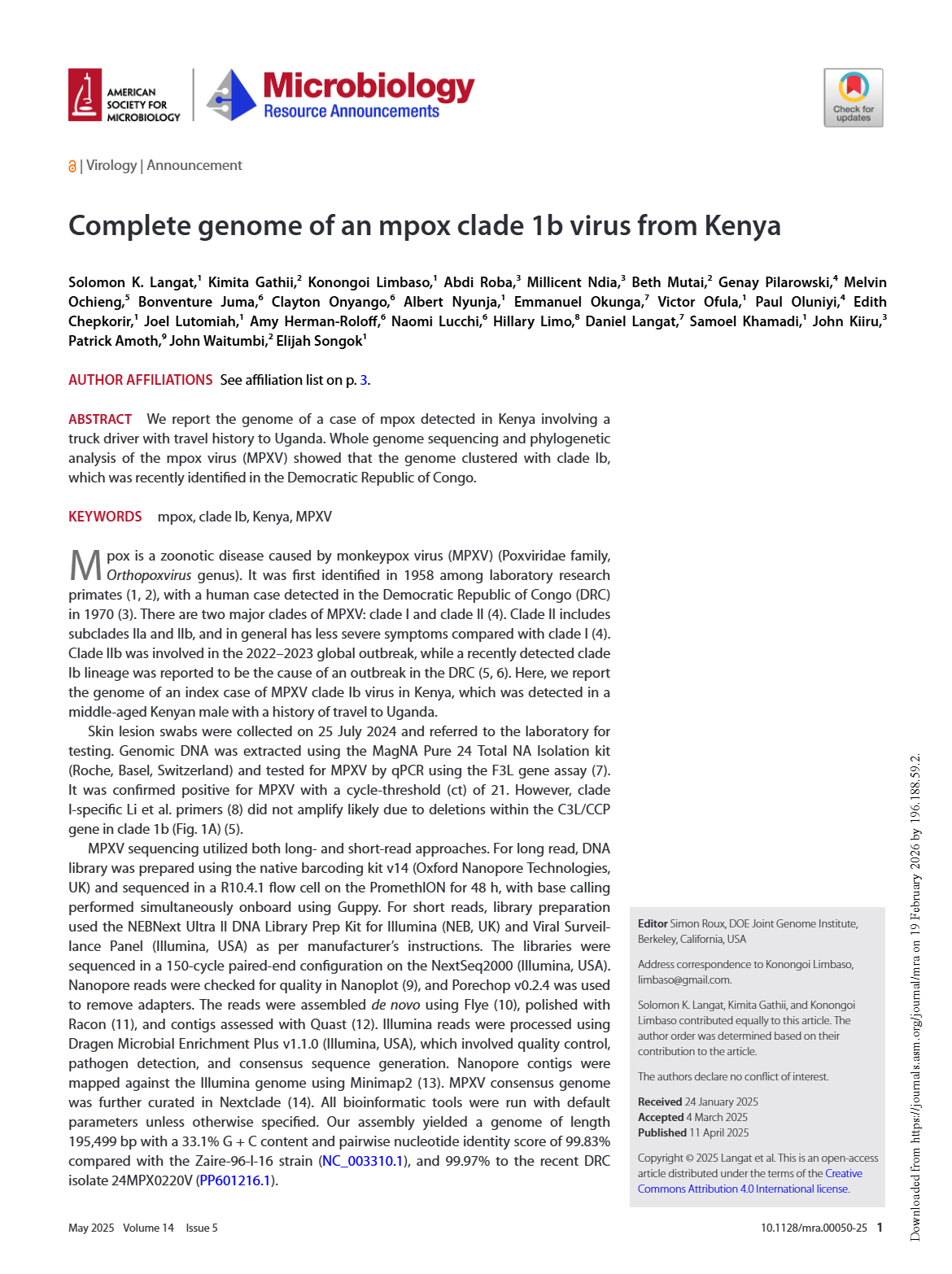 Mpox vaccine and emergency use authorization: the role of AVAREF, WHO ...